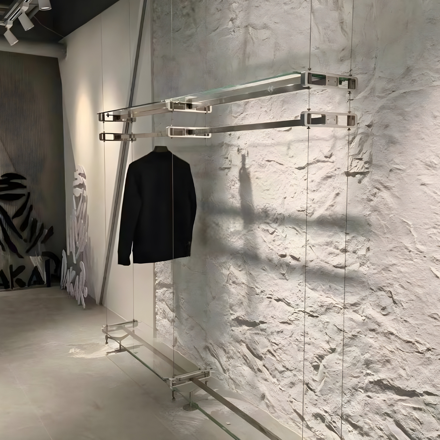 White mountain rock flexible panel | BétonFlex – Artmur